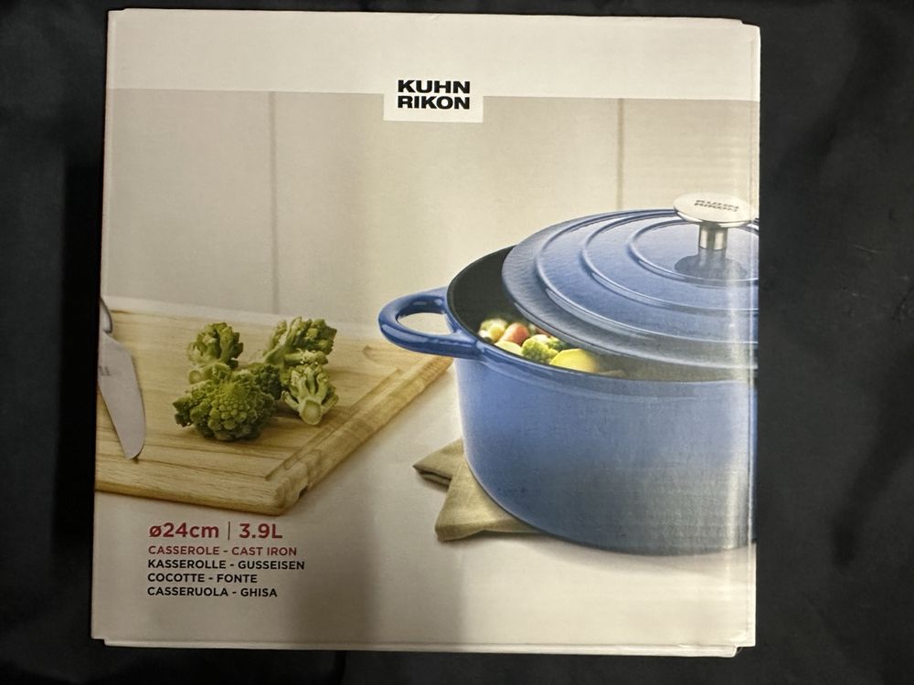 Kuhn Rikon Kasserolle Gusseisen neu - wie Le Creuset (Neu und originalverpackt) in Bonstetten ...