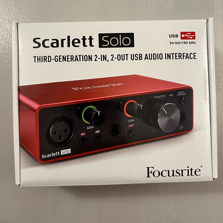 Scarlett Solo 3. Gen (Neu und originalverpackt) in Widen für CHF 70 ...