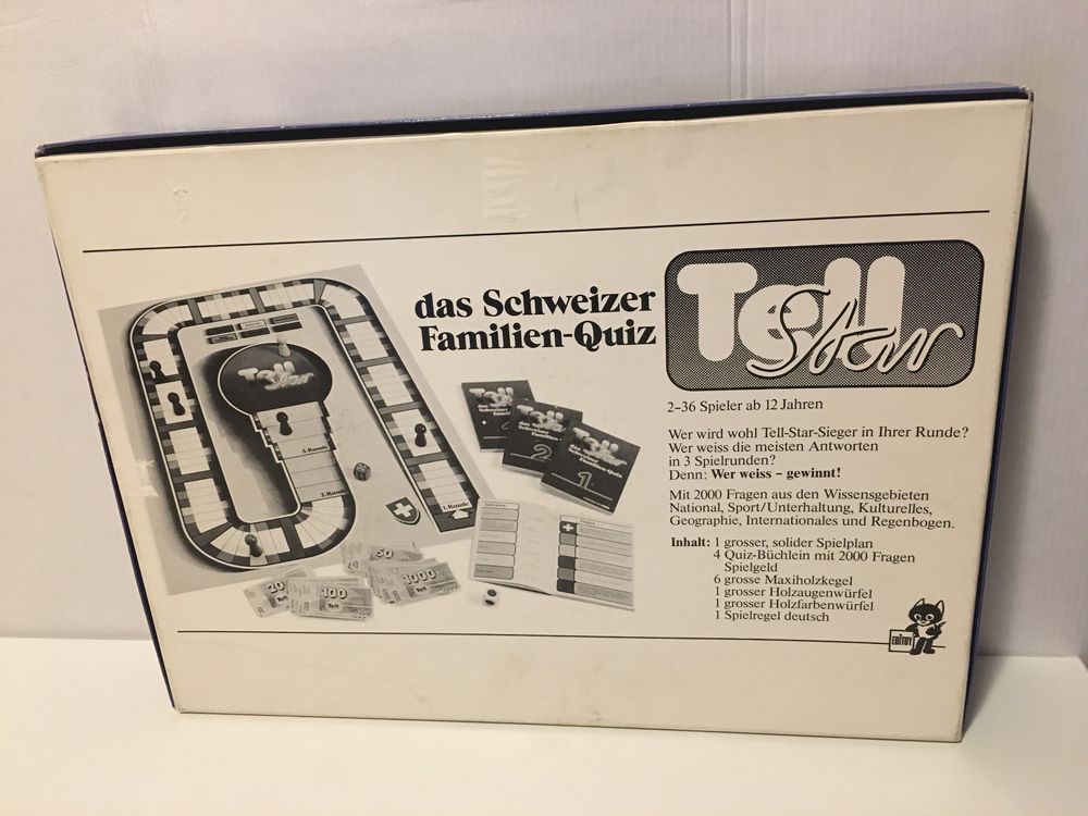 Tell Star - Das Schweizer Familien Quiz - Editoy - 1989 | Kaufen auf ...