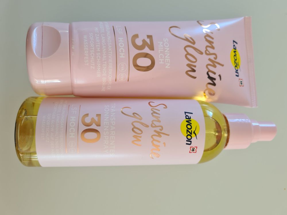 Sunshine Glow Sonnenmilch, Sonnenspray | Kaufen auf Ricardo