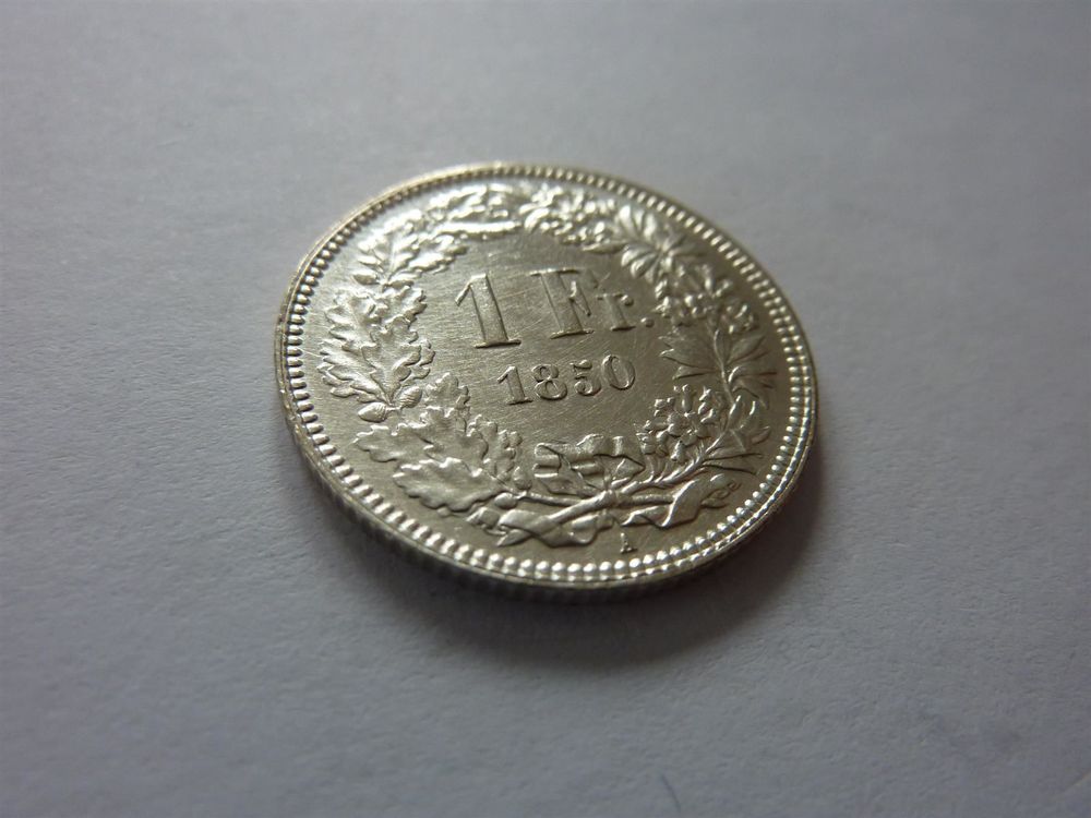 Uralter Einfränkler 1850, vorz.+ | Kaufen auf Ricardo