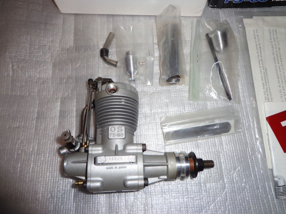 Modell Viertaktmotor OS FS-60 (10 ccm) NEU, offene Ventile (Neu und ...