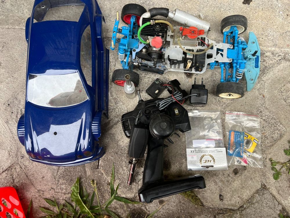 RC Auto Benziner 1999 jahrgang koyosho und 2 starter | Kaufen auf Ricardo