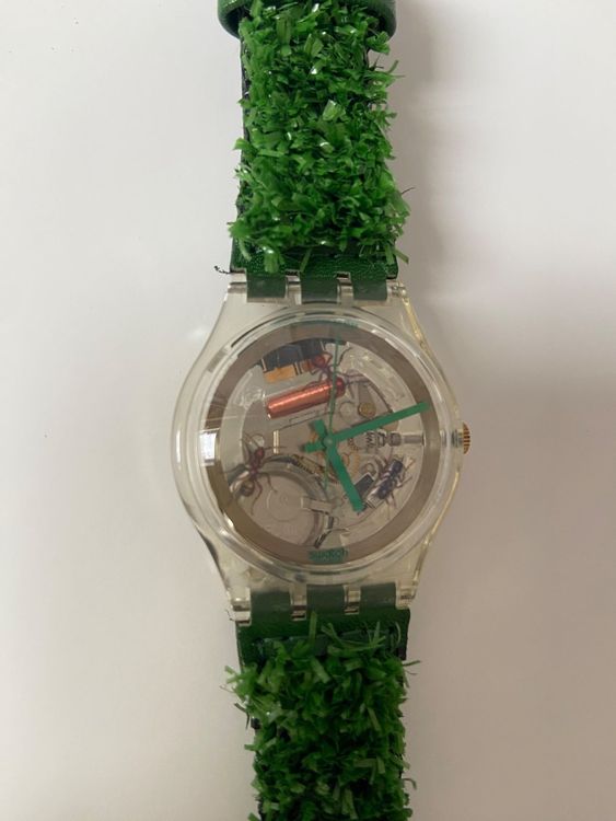 Swatch CLUB LIMITED EDITION GARDEN TURF SKZ103 (Neu (gemäss ...