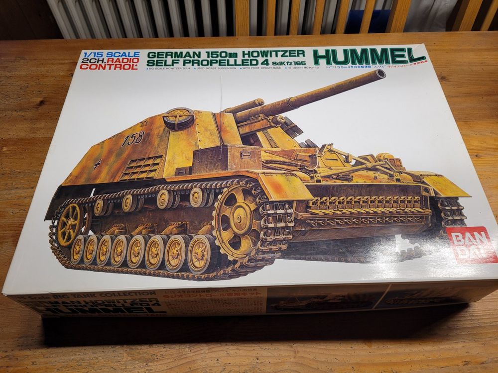 Hummel SdKfz 185 Bandai 1/15 (Neu (gemäss Beschreibung)) in Grasswil ...