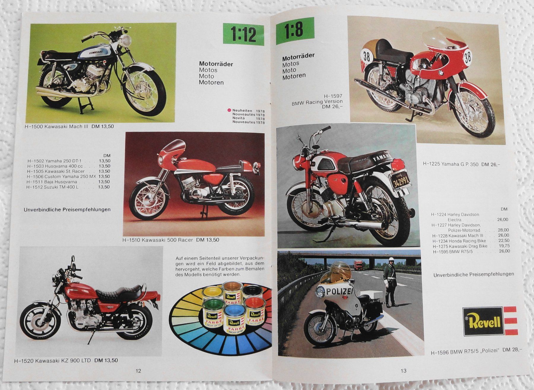 Revell Hobby '78 Katalog (Gebraucht) in Frümsen für CHF 16 – mit ...