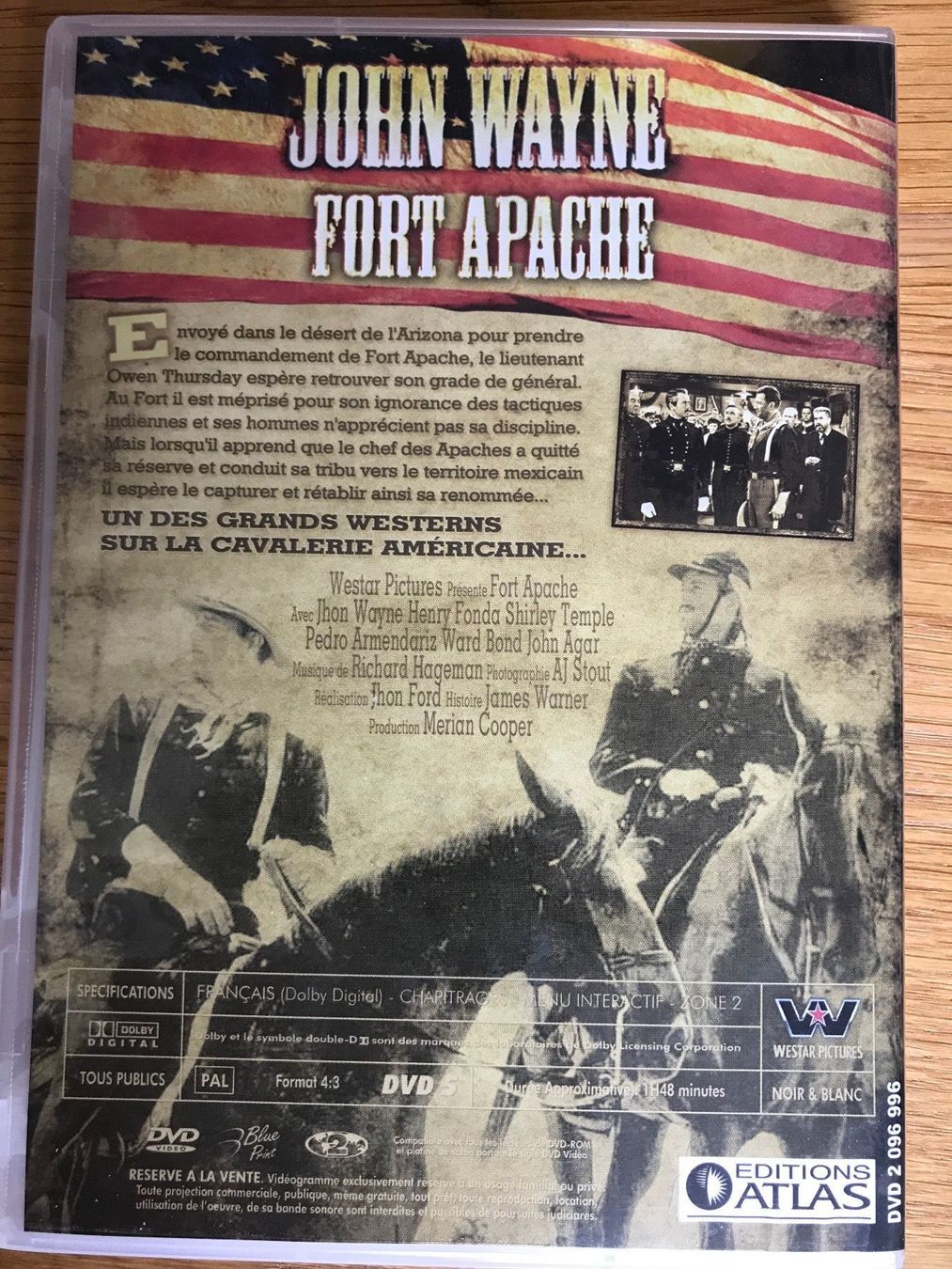 Fort Apache (1948, DVD, John Wayne, Henry Fonda, John Ford) (Neuf avec ...