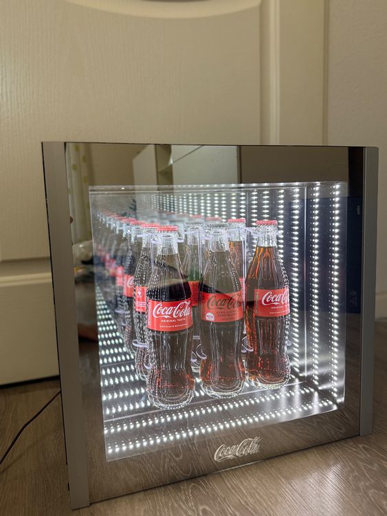 Coca-Cola LED Spiegel / Infinity Mirror – Sammlerstück (Gebraucht) in ...