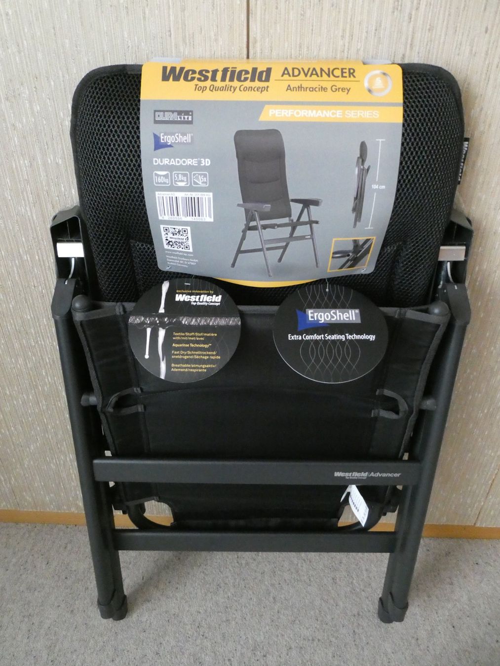 Klappstuhl Westfield Performance Advancer anthrazit-grau (Neuf (Voir ...