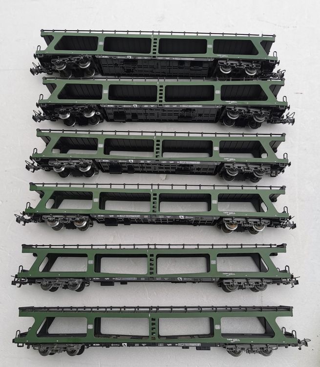 6x Märklin H0 4074 Autotransporter mit 48 Autos (Gebraucht) in Muttenz ...