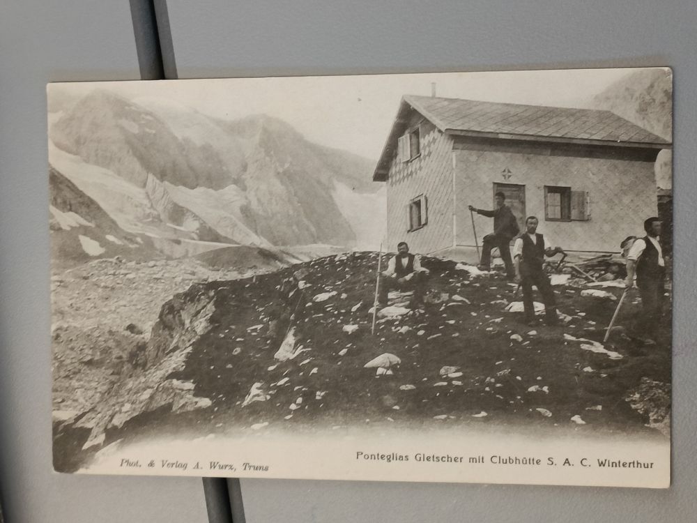 Alte PK / Punteglias Gletscher mit Clubhütte SAC Winterthur (Gebraucht ...