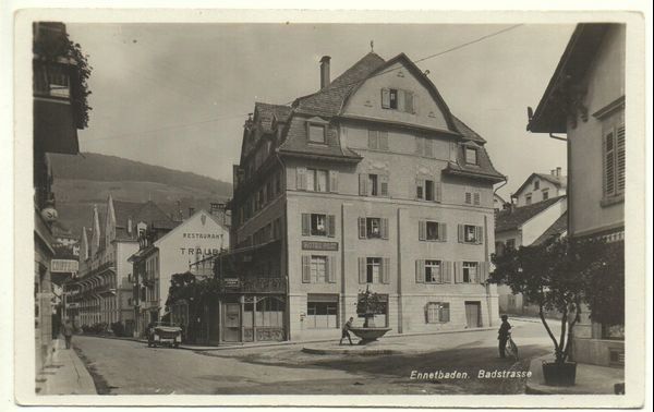 ENNETBADEN Hotel Post, Restaurant Traube, Auto (Neu (gemäss ...