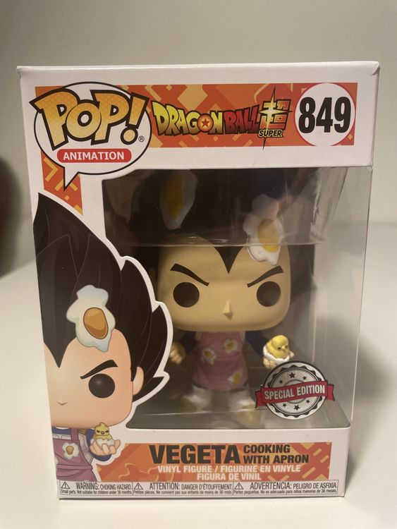 Funko Pop Vegeta cooking with apron 849 Dragonballz Special (Neu und ...