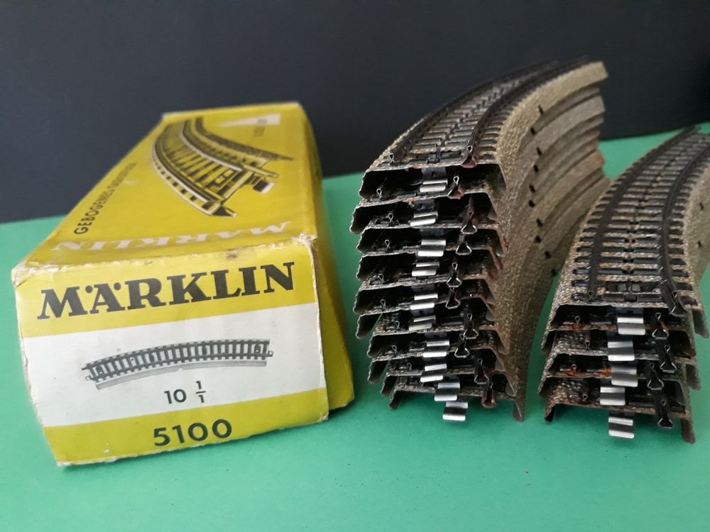 15 x elemento curvo (binari) Märklin 5100 HO vintage (Usato) a per CHF ...