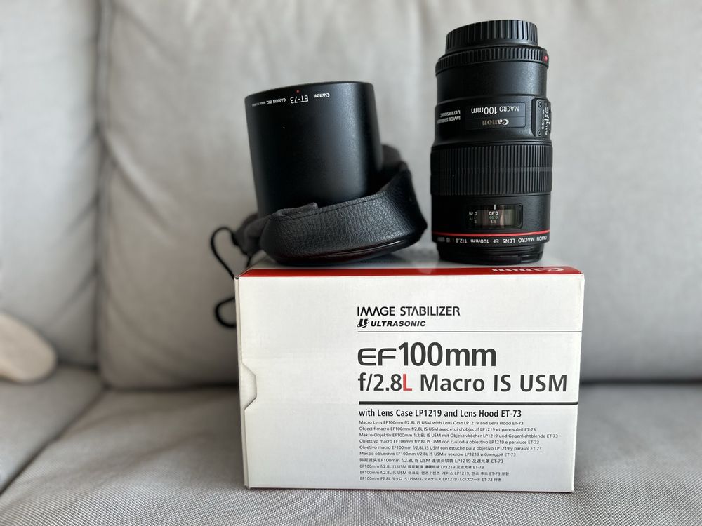 Canon EF 100mm/f2.8 L Macro IS USM (Neuf (Voir description)) à Delémont ...