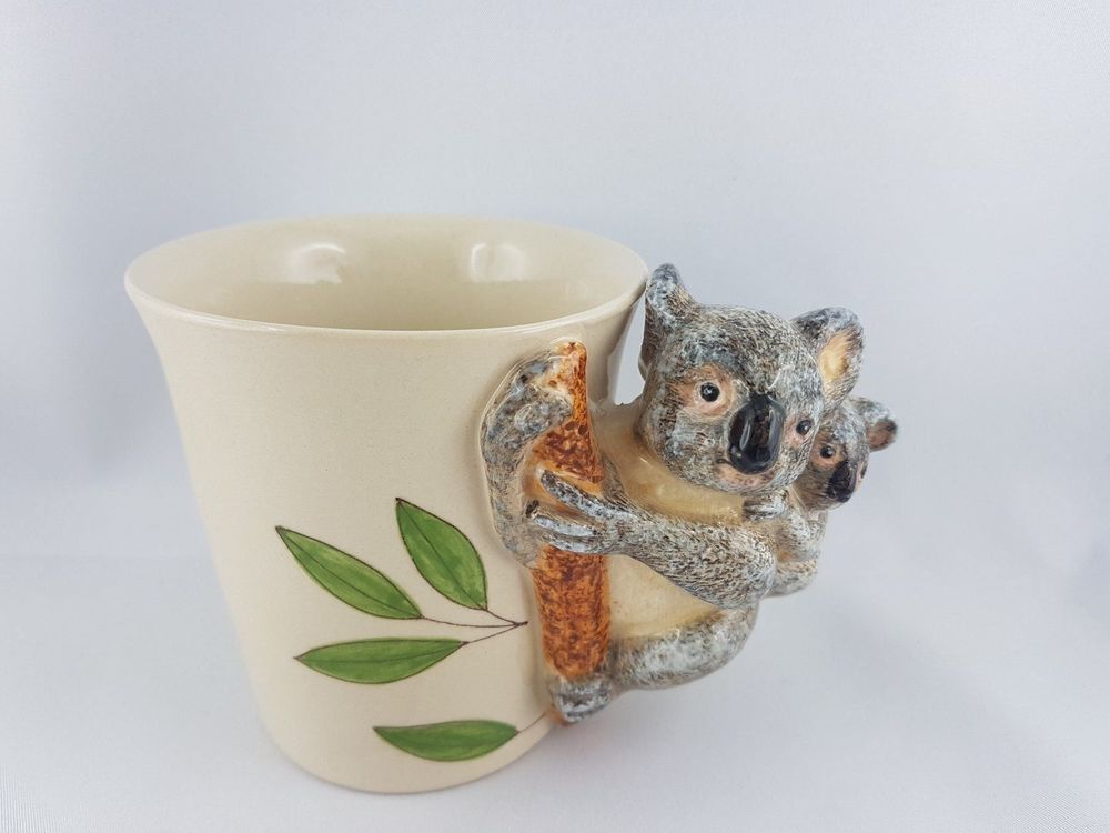 KOALAS - Tierhenkeltasse - Handbemalt - Keramik - Neu (Neu (gemäss Beschreibung)) in Grenchen ...