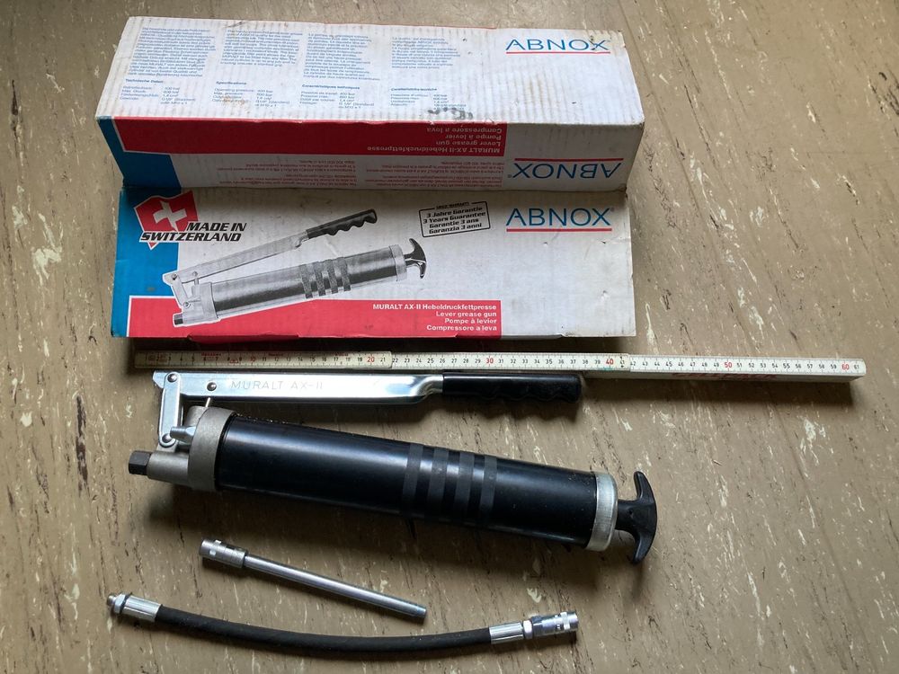 Hebeldruckfettpresse von Abnox | Kaufen auf Ricardo