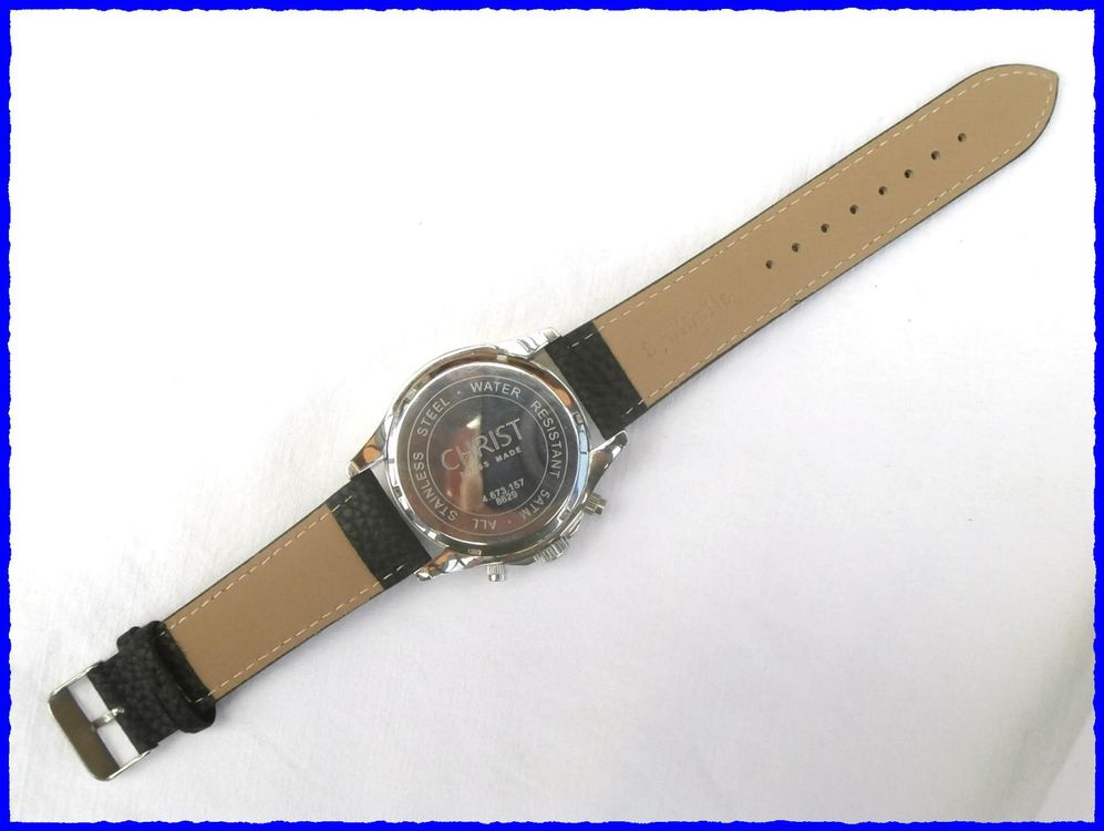 CHRIST Chronograph - mit edlem Uhrwerk - wie neu (Neu (gemäss ...