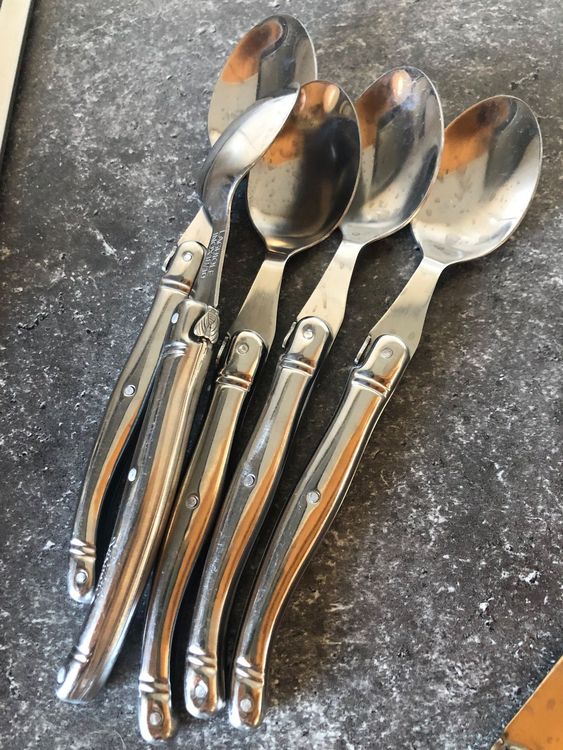 Lot de 18 couverts Inox 18/10 / set aus 18 Edelstahl Besteck | Kaufen ...