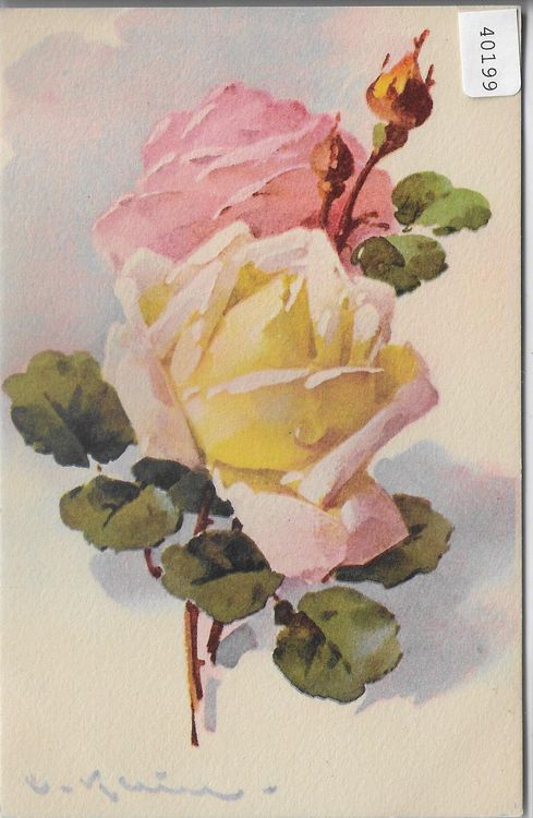 Catharina Klein - Rosenstrauss - bouquet de roses - Litho | Kaufen auf Ricardo