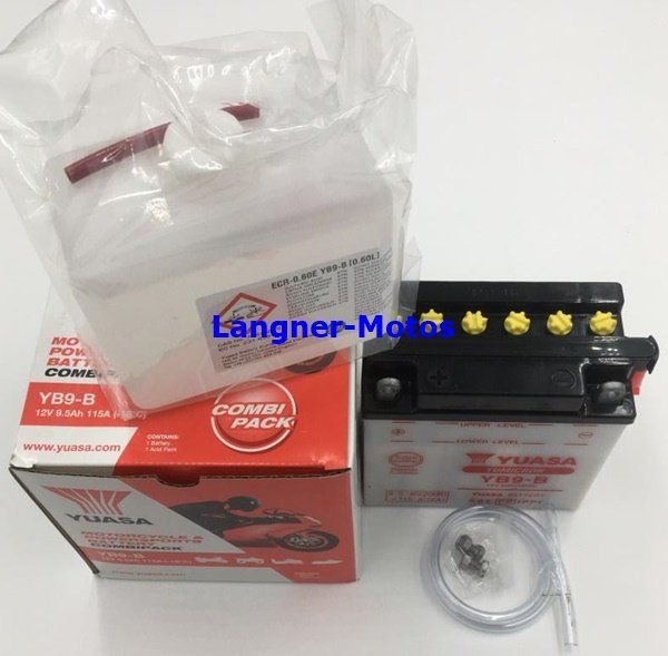 Batterie Yuasa YB9-B *Piaggio Vespa PX PK LML Cosa Neuware* (Neuf avec ...