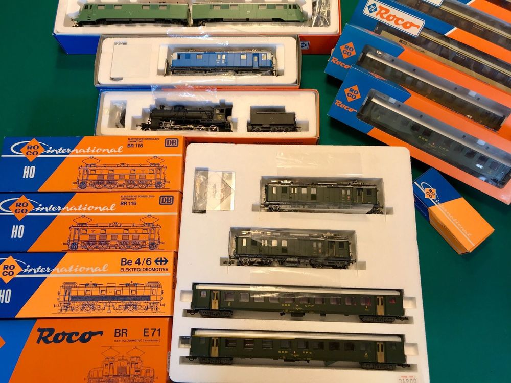 Roco H0 div. Lokomotiven und Wagen (Gebraucht) in Zollikerberg für CHF ...
