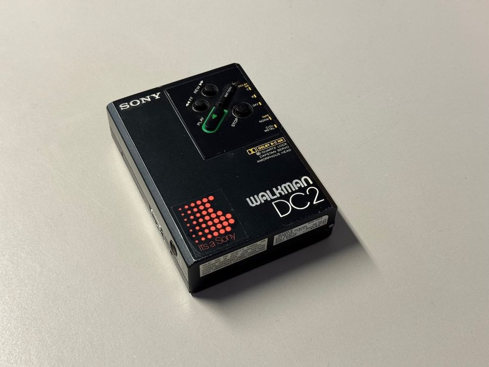 Sony WM-DC 2 Rar Vintage Walkman Japan Baujahre 1985 - 1990 (Gebraucht ...
