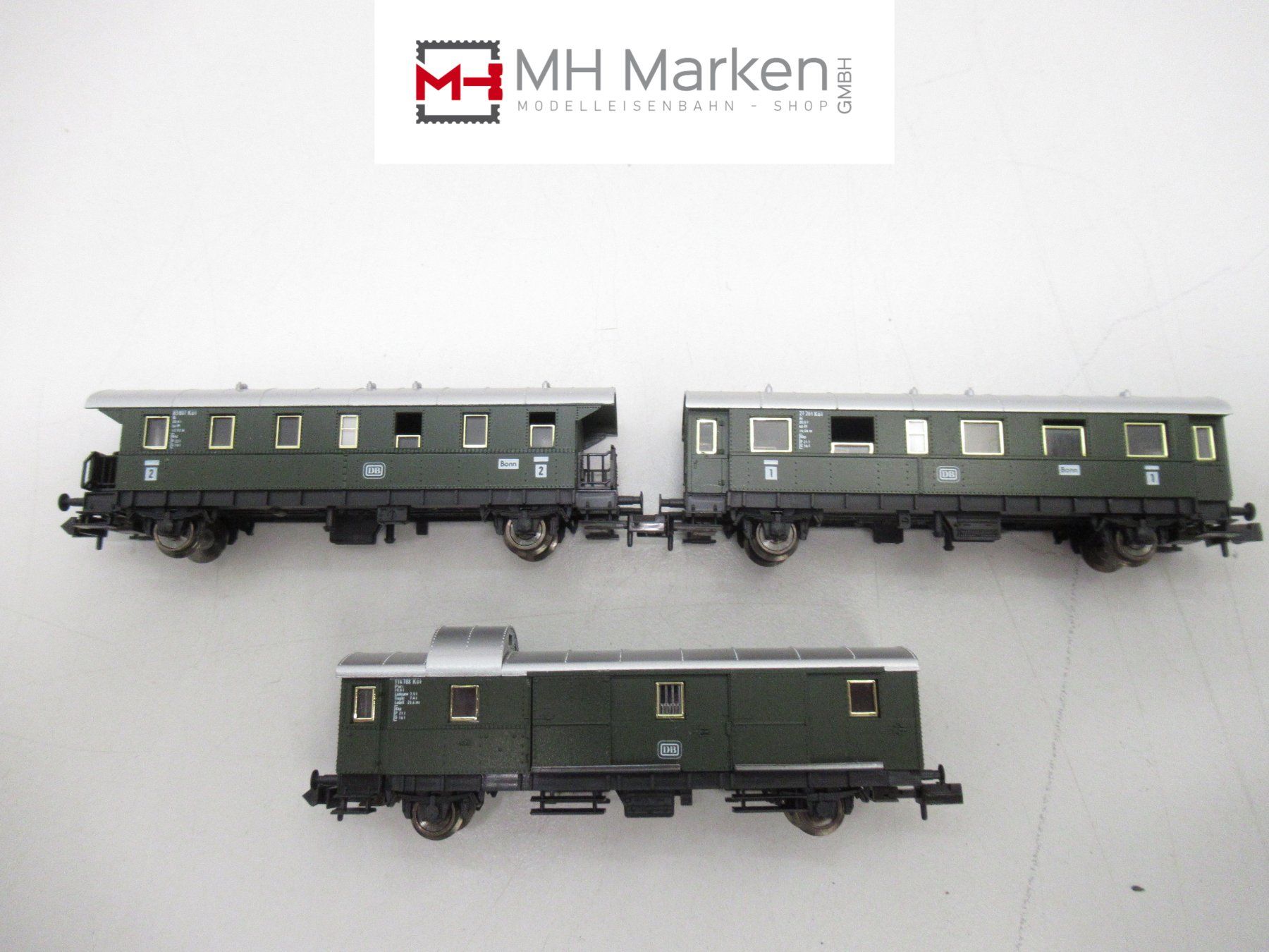 Fleischmann 5060/61/62 3er Set Personenwagen der DB Spur N (Gebraucht ...