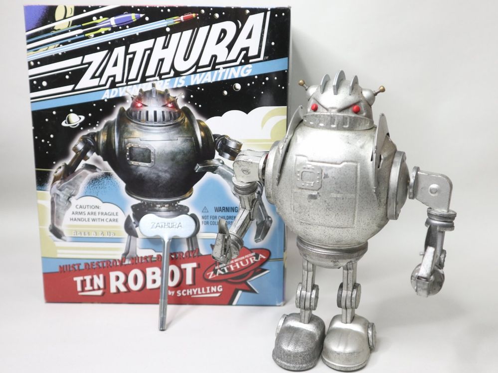 Blech Roboter Zathura zum aufziehen selten 2005 (Neu (gemäss ...
