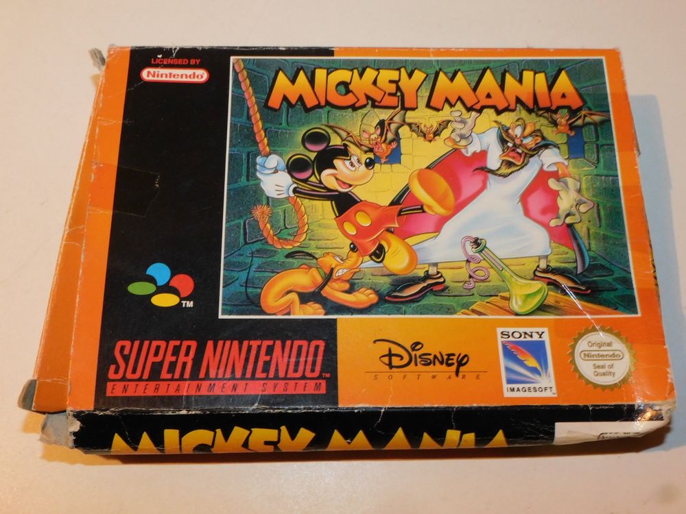 Neue Fundschätze - SNES Super Nintendo - Mickey Mania (Gebraucht) in ...