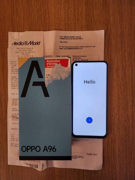 OPPO A96 128go (Neu (gemäss Beschreibung)) in torgon für CHF 124 – mit Lieferung auf Ricardo kaufen