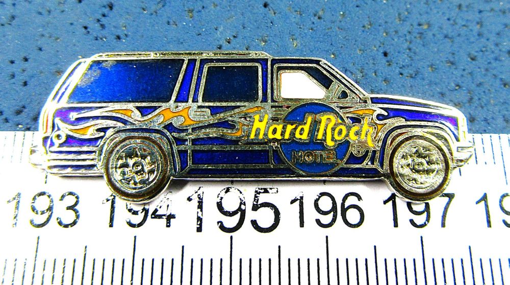 HARD ROCK HOTEL SHUTTLE-VAN AUTO NADEL ENAMEL SILBRIG (Gebraucht) in ...