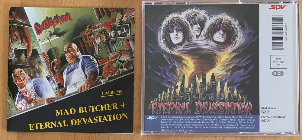 CD - Destruction: Mad Butcher / Eternal Devastation - SPV (Gebraucht ...