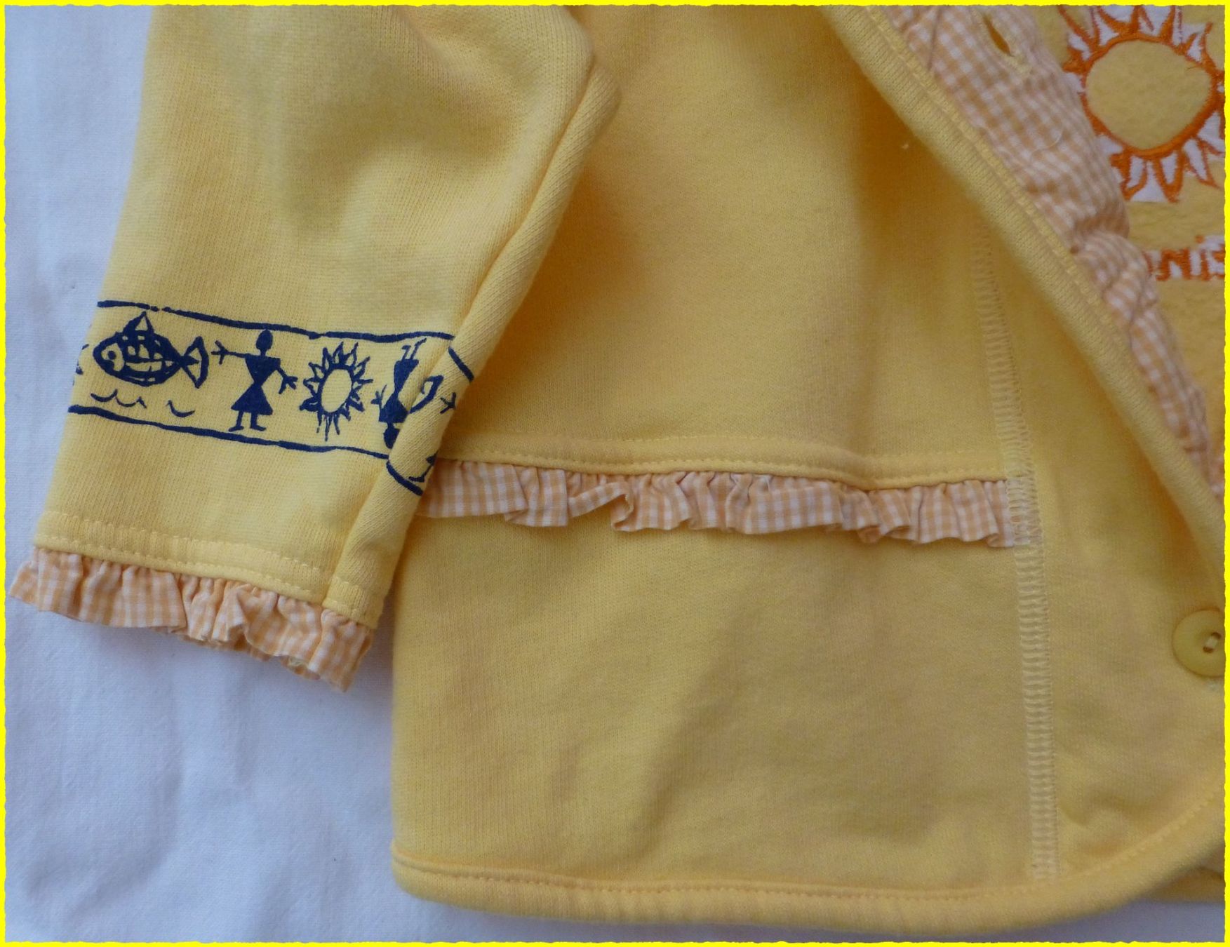 🌞 Leichte Sweatjacke Sonnenschein Gr. 98 (Neu (gemäss Beschreibung)) in ...