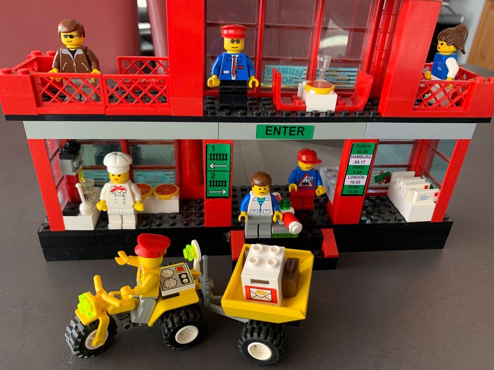 Lego 4556 Train Station Bahnhof Lego City mit Anleitung (Gebraucht) in ...