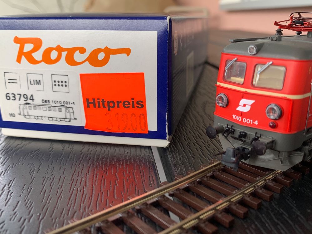 63794 Roco Elektrolokomotive BR1010 ÖBB neu OVP (Neu und ...
