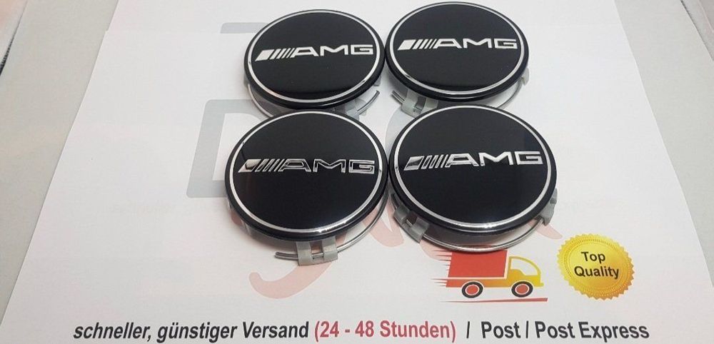 Mercedes Benz AMG Logo Emblem Nabendeckel (Neu und originalverpackt) in ...