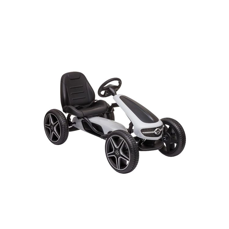 Mercedes Kinder Gokart Tretauto weiss schwarz (Neu und originalverpackt) in Gwatt (Thun) für CHF ...