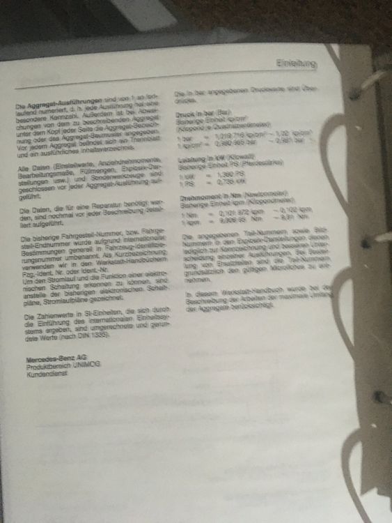 Werkstattbücher für Mercedes Unimog 403-406 / 413-416 / 417 (Neu ...