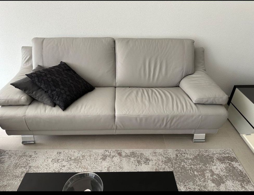 Lederpolstergruppe 2er und 3er (Gebraucht) in Reinach AG für CHF 400 – nur Abholung auf Ricardo ...
