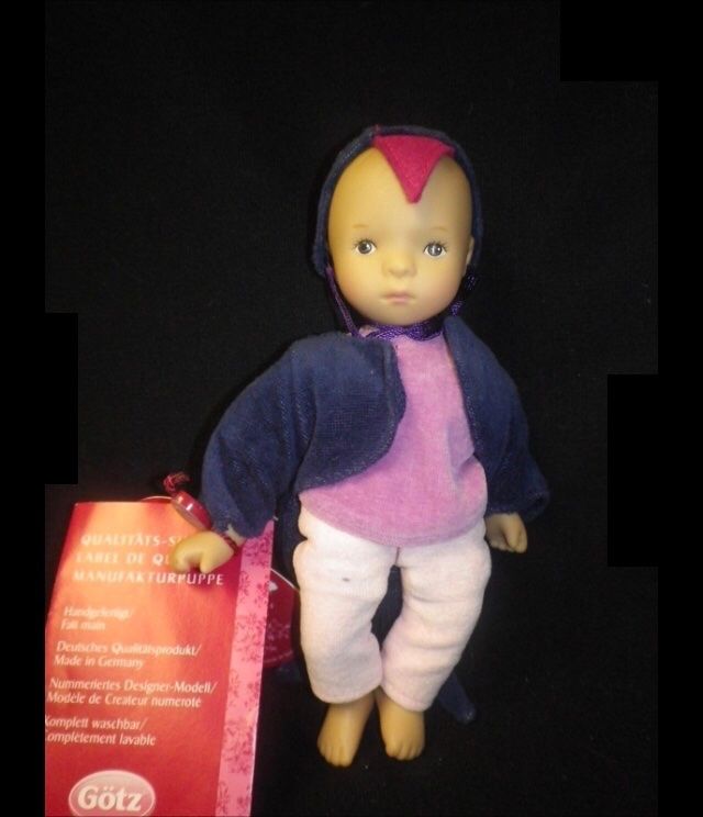 Rarität: Sylvia Natterer Mini Puppe Götz Conrad Bird Costume (Gebraucht ...