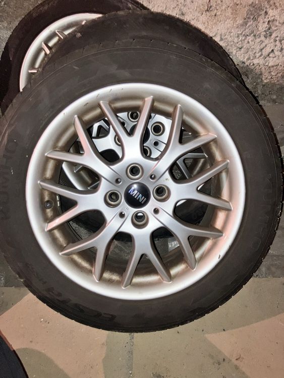 Gut erhaltene Sommerreifen auf Felge für Mini R56 (Gebraucht) in Wangen ...