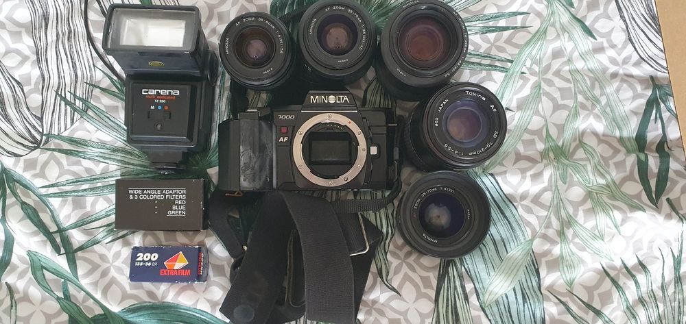 Minolta 7000 mit 5 Objektive | Kaufen auf Ricardo