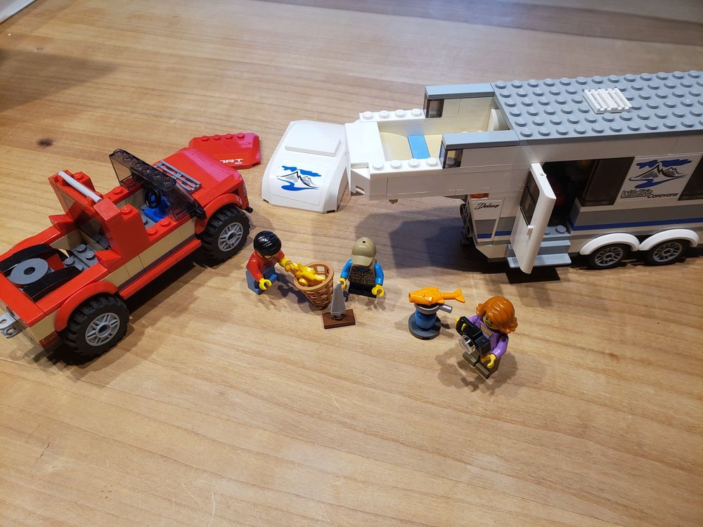 Lego City 60182 Pickup Camper (Gebraucht) in für CHF 20 – mit Lieferung ...