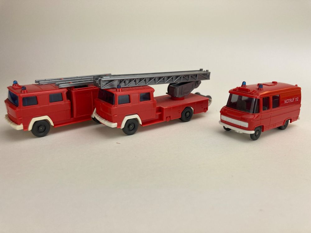 Drei Feuerwehr Modele Mercedes Magirus Deutz Rüstwagen | Kaufen auf Ricardo