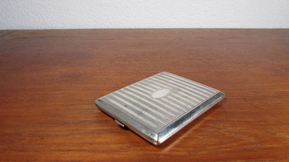 Antikes Zigarettenetui Alpacca Silber | Kaufen auf Ricardo