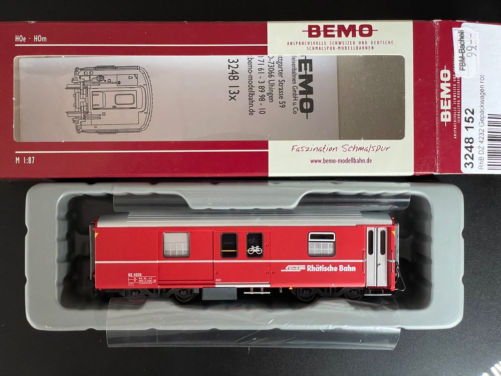 Bemo 3248 152 RhB DZ 4232 (Neu (gemäss Beschreibung)) in Ecublens VD ...