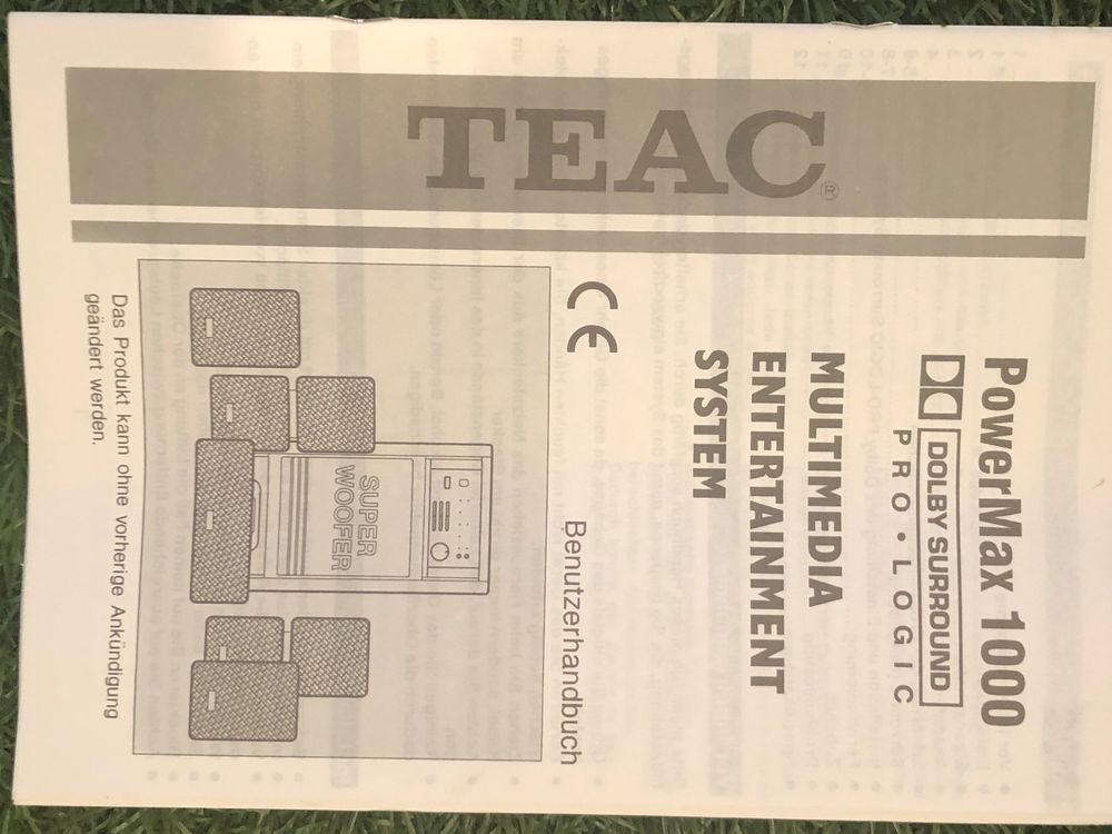 Heimkino TEAC Power Max 1000 5.1 Dolby Surround | Kaufen auf Ricardo