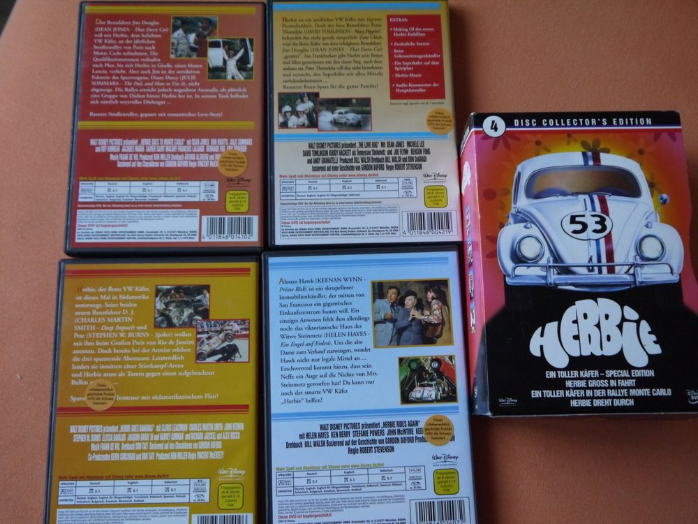 HERBIE-Collection 4 DVD-Disney selten | Kaufen auf Ricardo