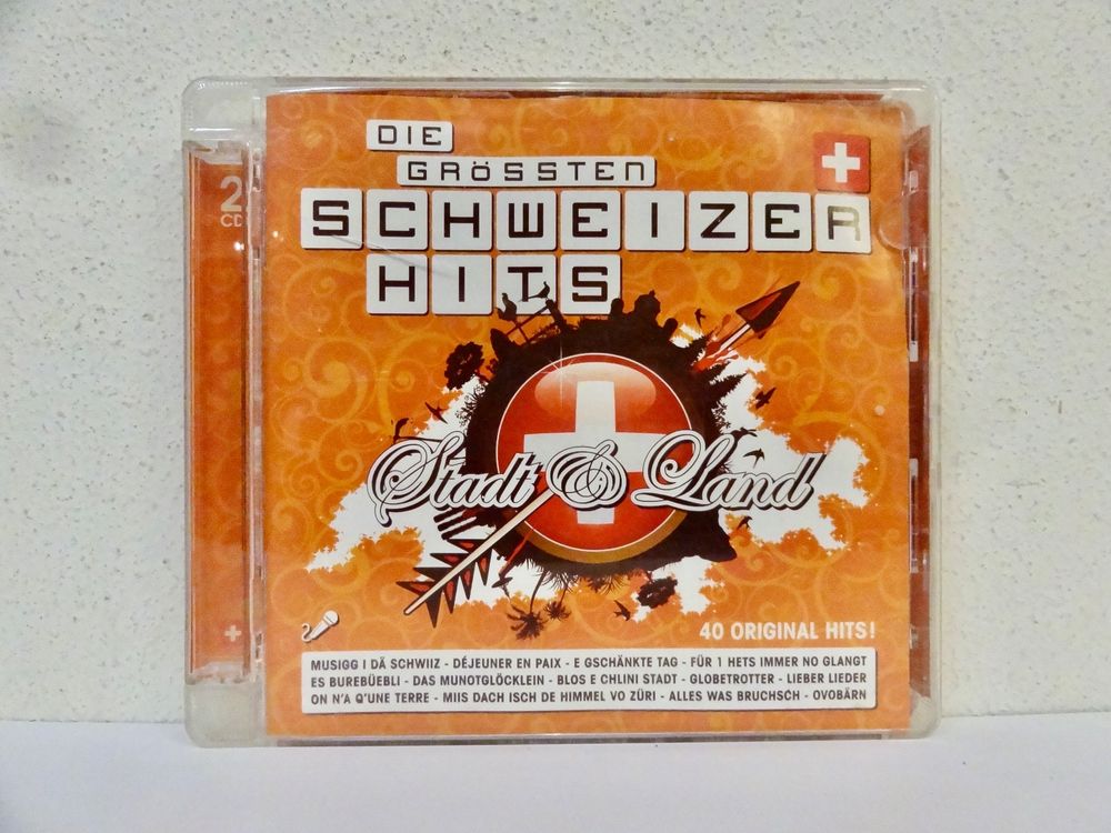 2 CD DIE GRÖSSTEN SCHWEIZER HITS - STADT & LAND - vergriffen (Neu (gemäss Beschreibung)) in ...